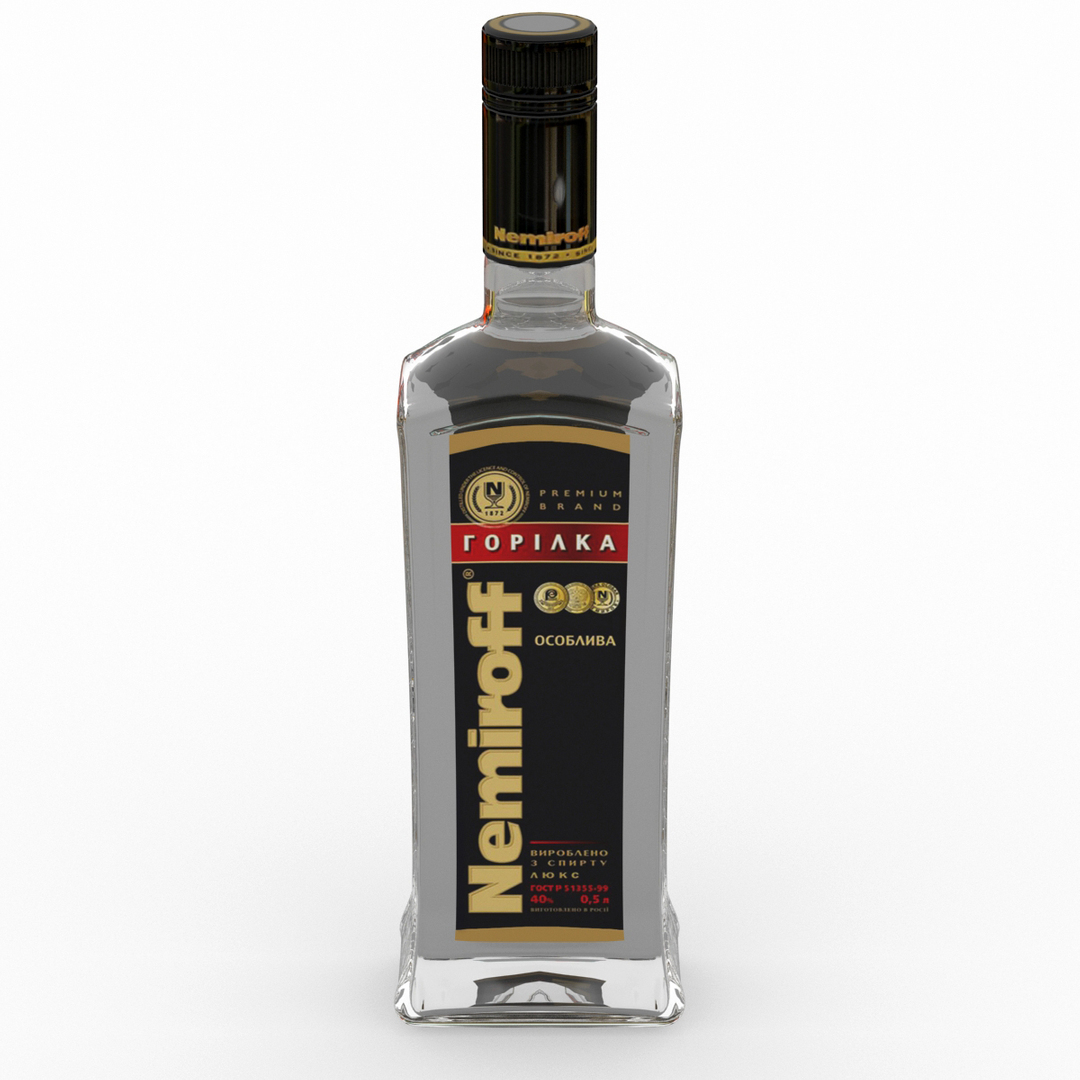 3d 3ds Vodka Nemiroff