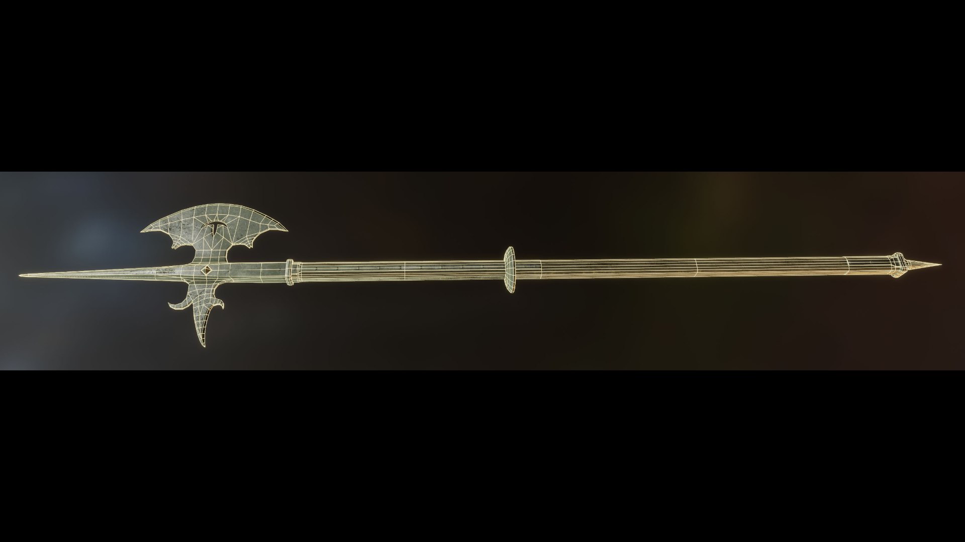 3D Medieval Halberd Model - TurboSquid 2132525