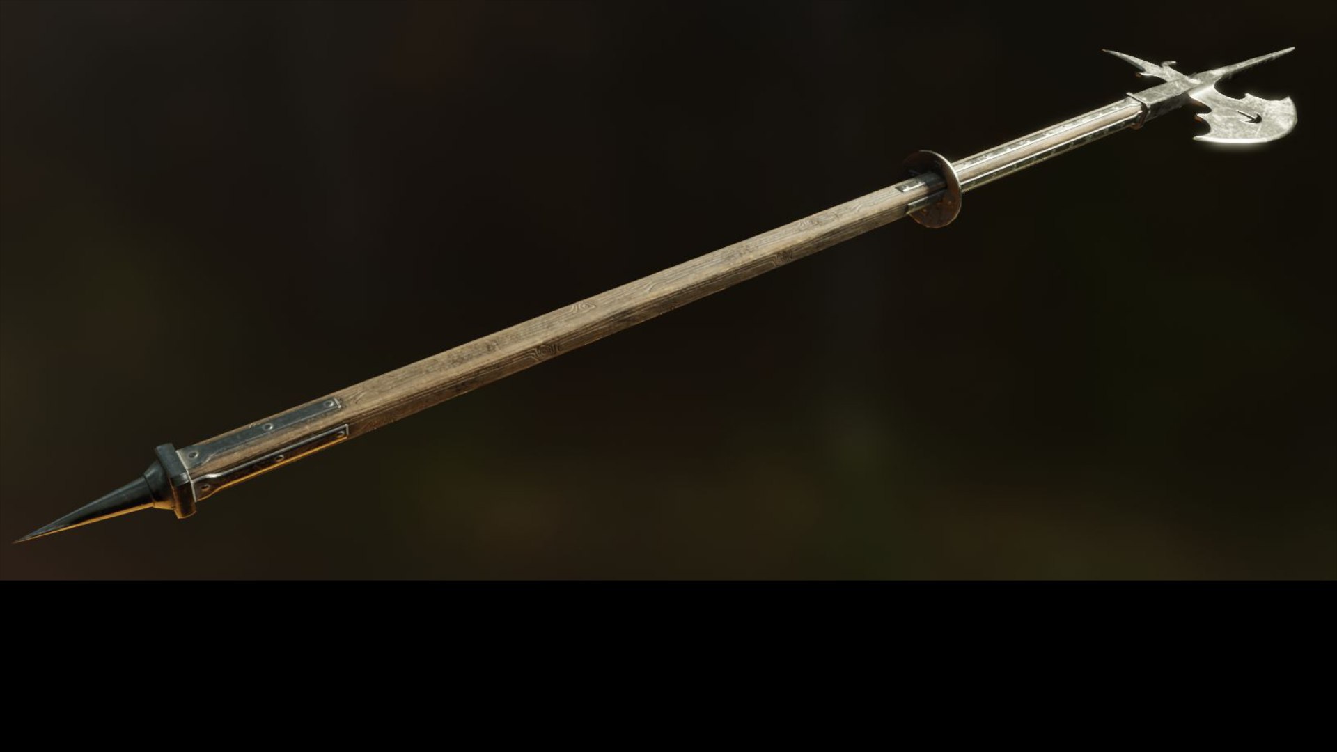 3D Medieval Halberd Model - TurboSquid 2132525