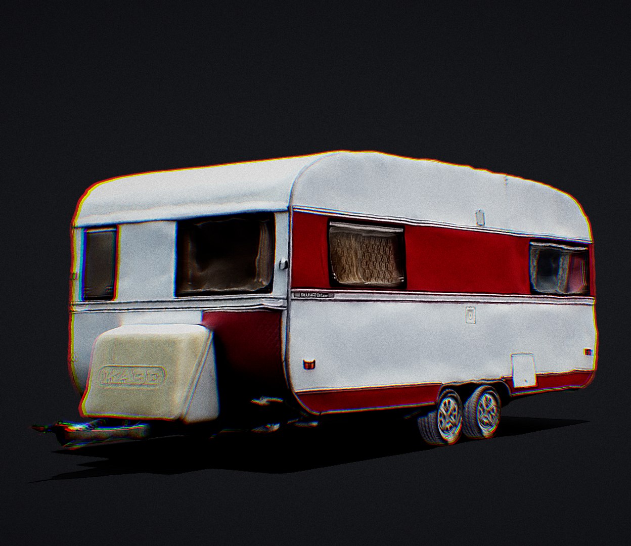 3D Caravan Photoscanned - TurboSquid 1887047