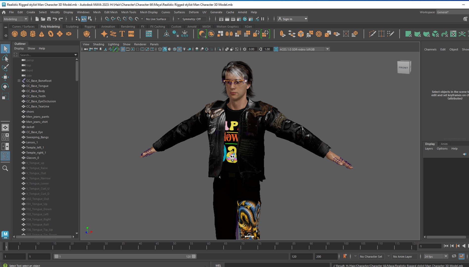 Realistic Rigged Stylist Man Character 3D Model 3D model - TurboSquid ...