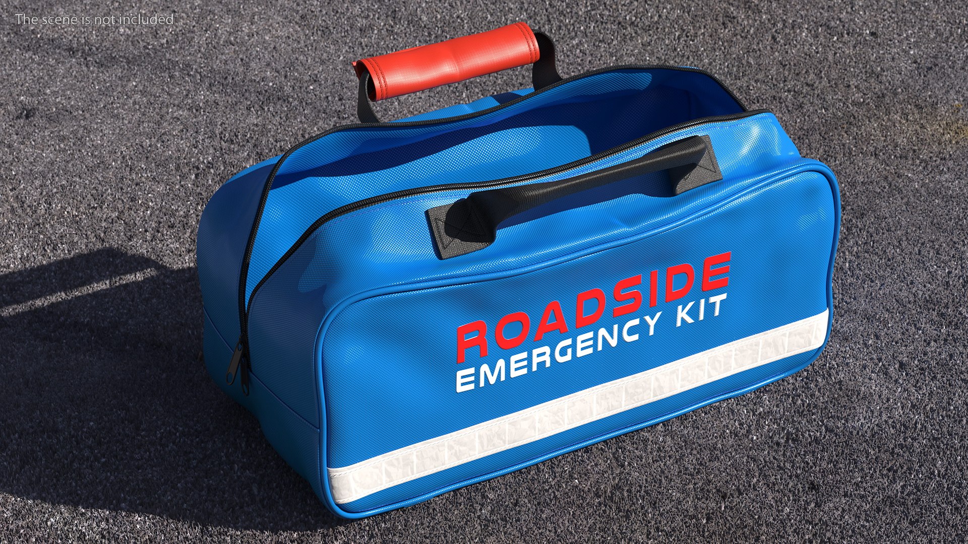 Roadside Emergency Assistance Kit Bag Open 3D Model - TurboSquid 1852907