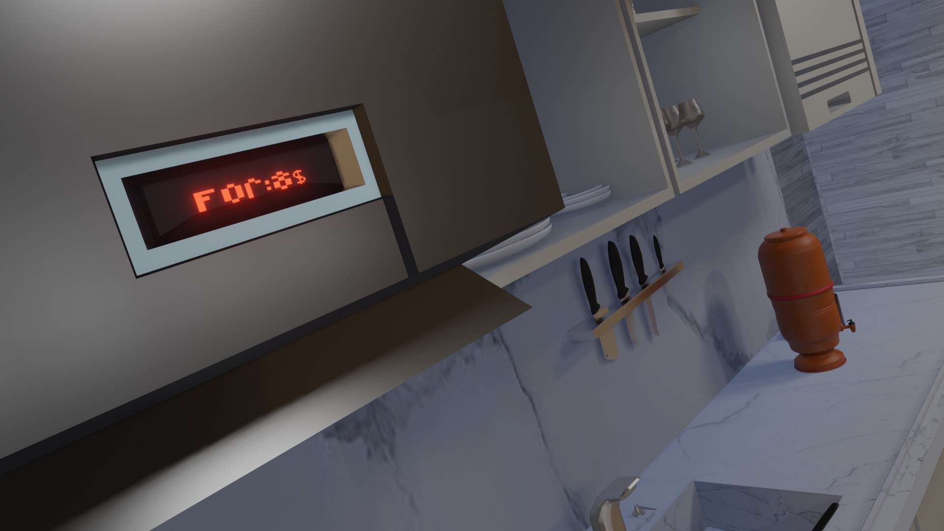 3D Kitchen Scene - TurboSquid 1570584