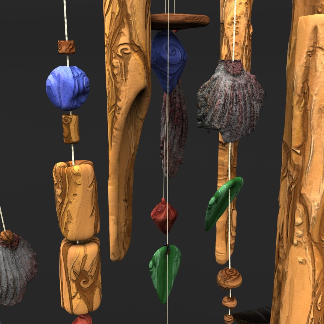 Chimes 3D Model - TurboSquid 1520001