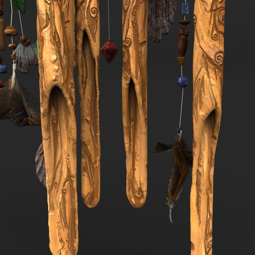 Chimes 3D Model - TurboSquid 1520001