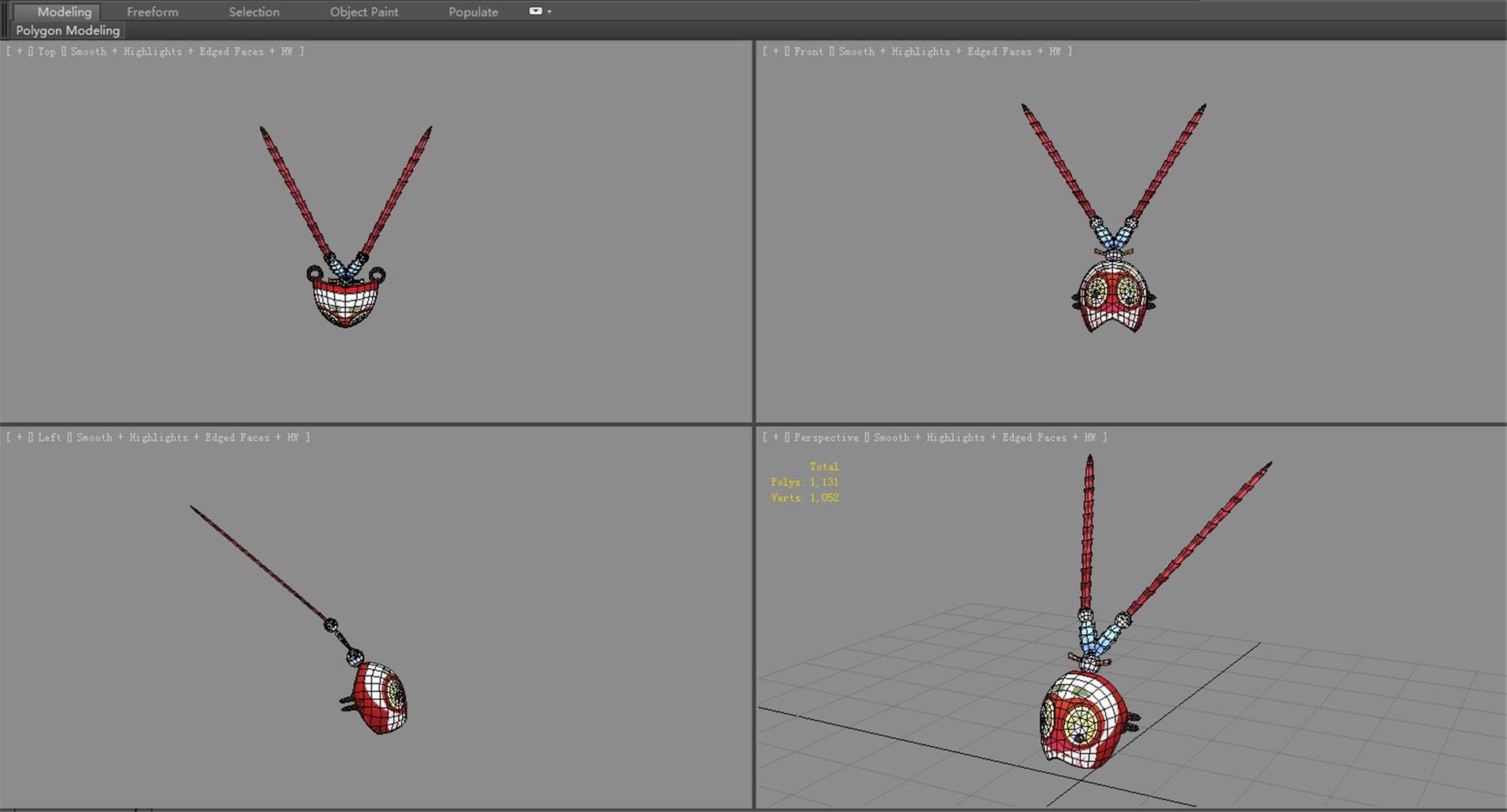 3D Cartoon Monkey King Mask Model - TurboSquid 2105994