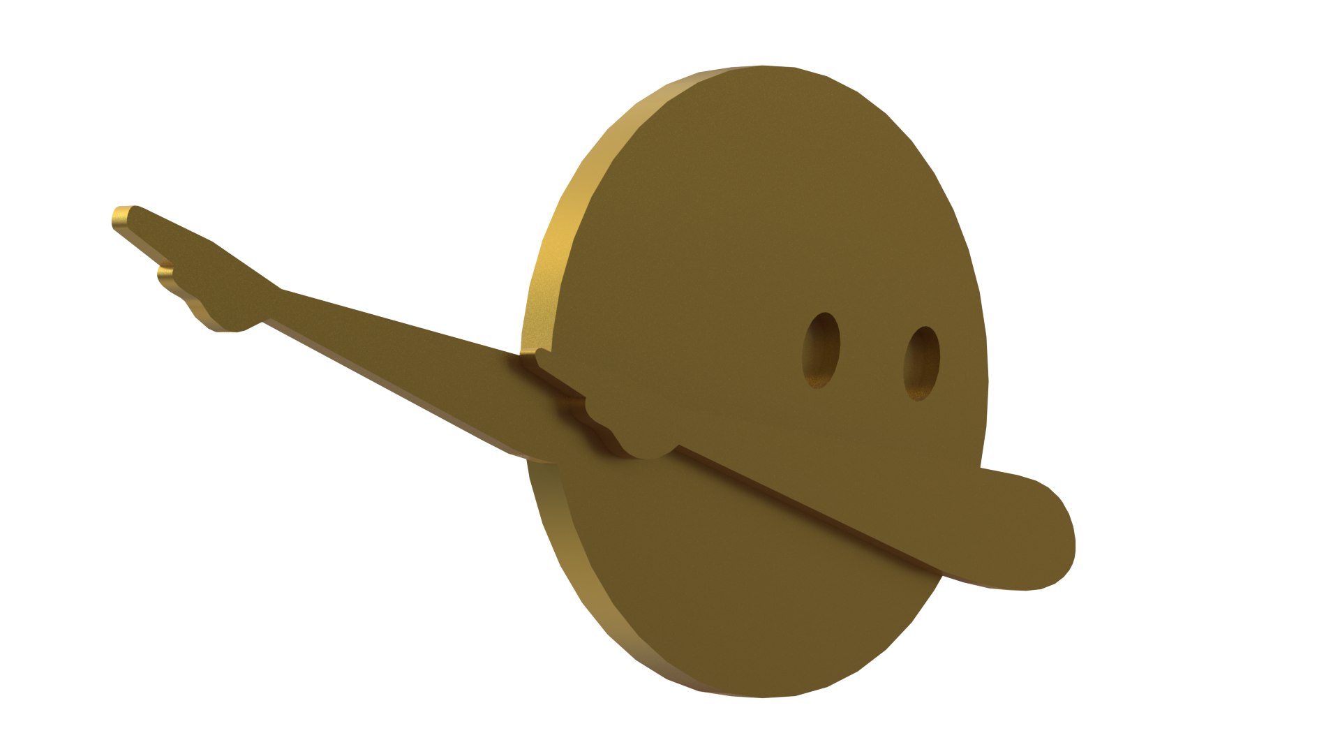 Dabbing emoji 3D model - TurboSquid 1279337