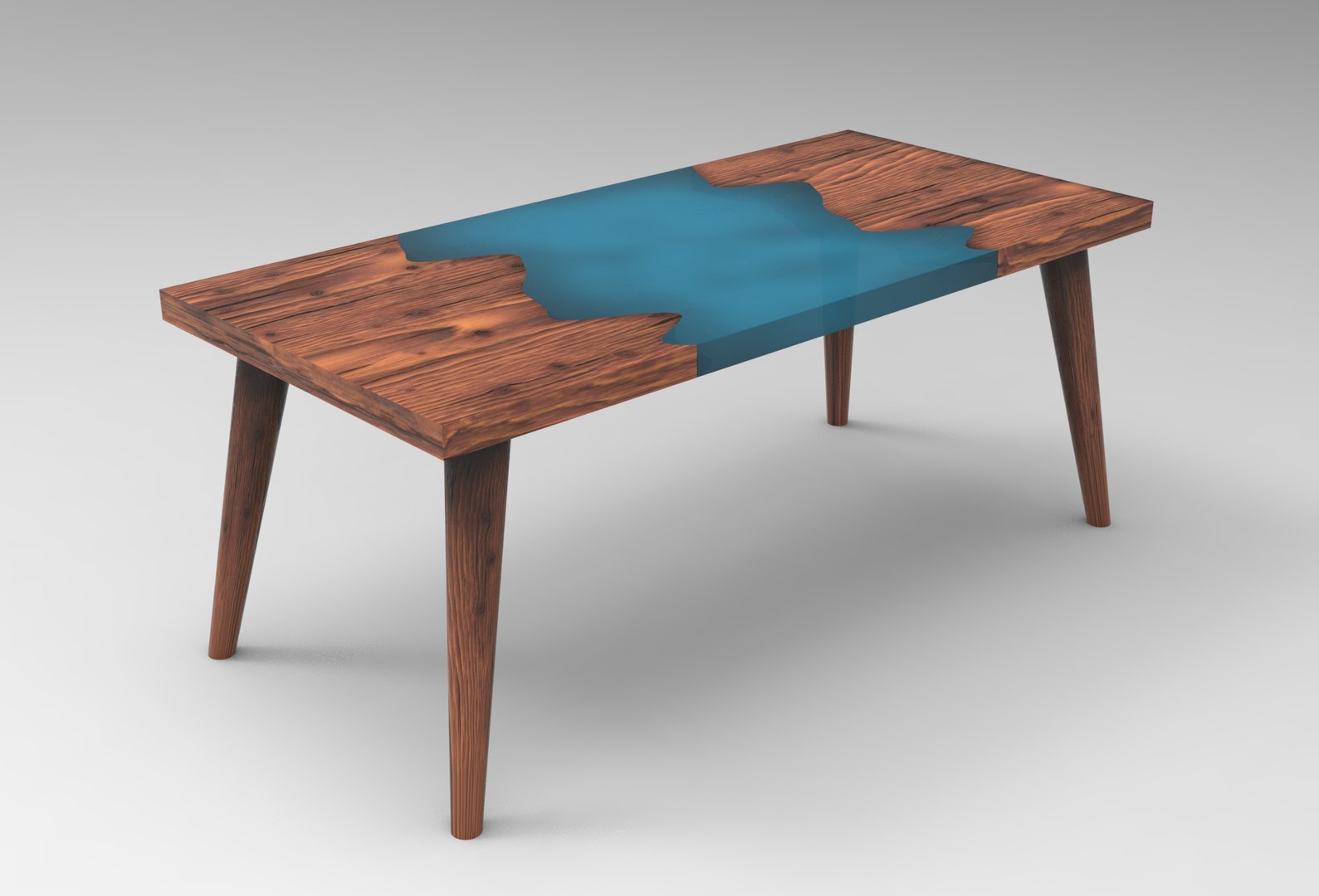 Hog Dining Table 3D Model - TurboSquid 2239893