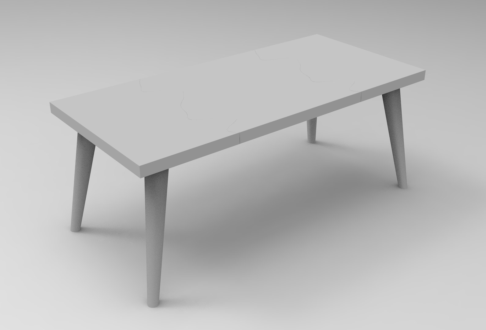 Hog Dining Table 3D Model - TurboSquid 2239893