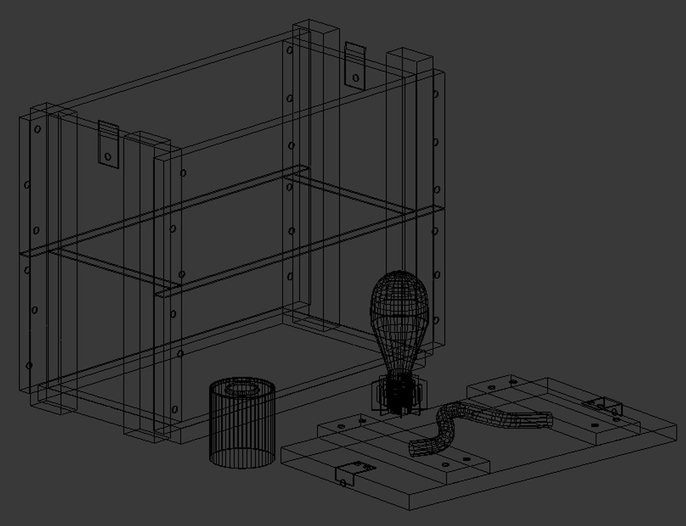 Crate explosives model - TurboSquid 1485315