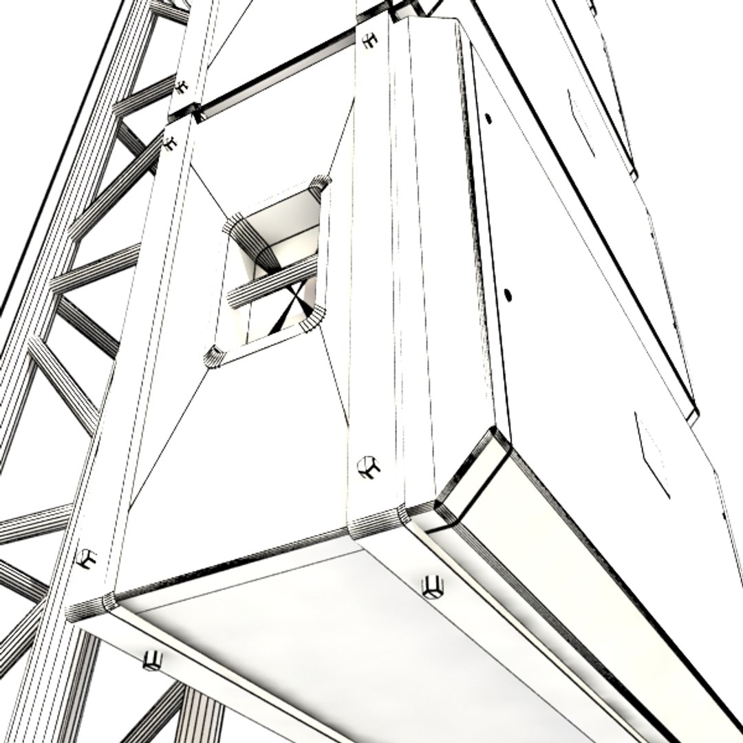 3d Model Speaker Truss