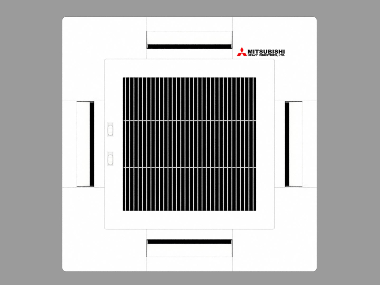 Mitsubishi Ceiling Cassette Air Conditioner 3d Model