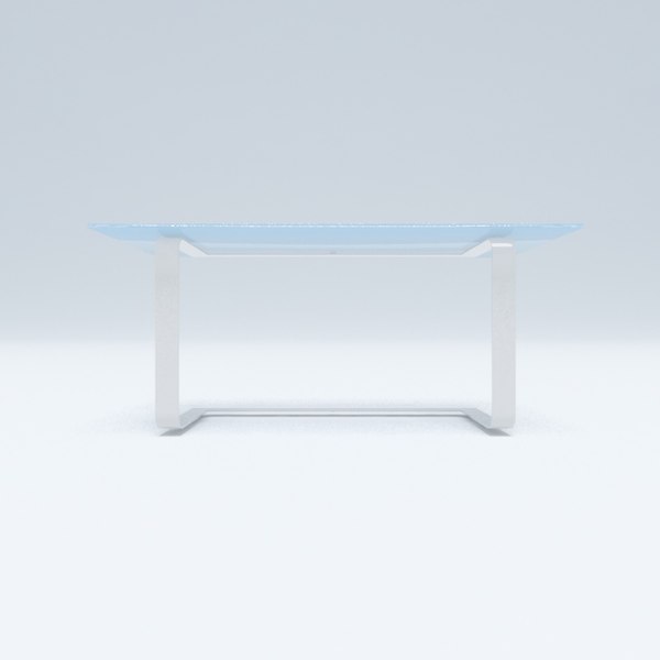 3D realistic glass table design model - TurboSquid 1314376