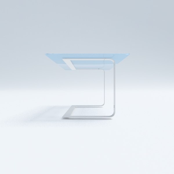 3D realistic glass table design model - TurboSquid 1314376