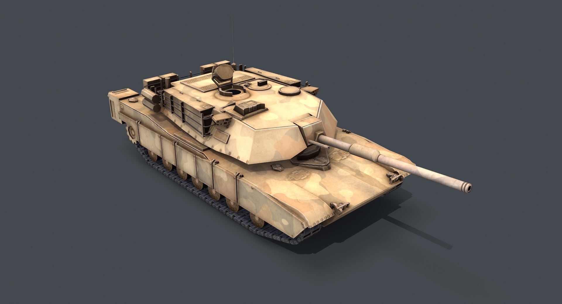 Ready M1a1 Abrams Tank Model - TurboSquid 1460026