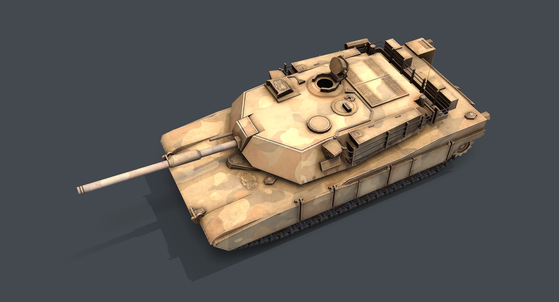 Ready M1a1 Abrams Tank Model - TurboSquid 1460026