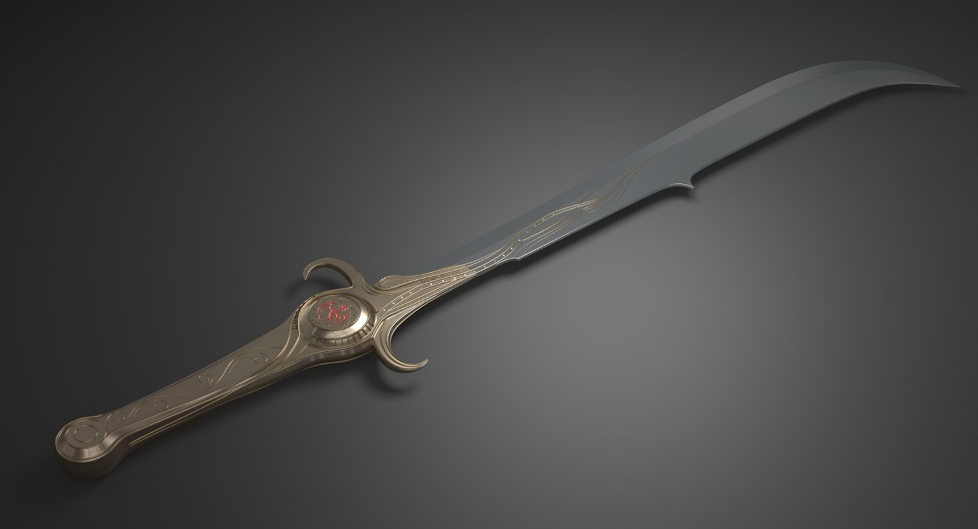 Arabian Sword 3D Model - TurboSquid 1211968