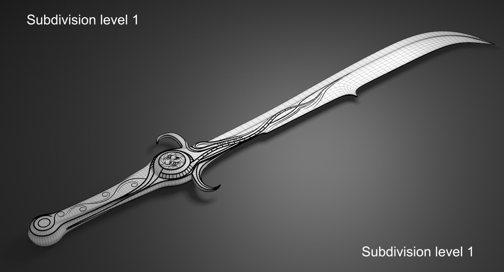 Arabian Sword 3D Model - TurboSquid 1211968
