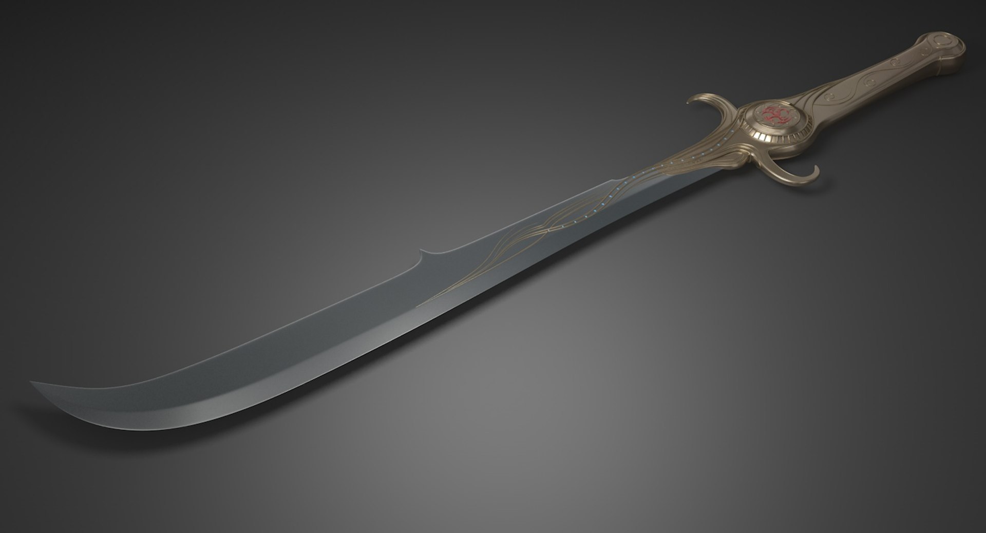 Arabian Sword 3D Model - TurboSquid 1211968