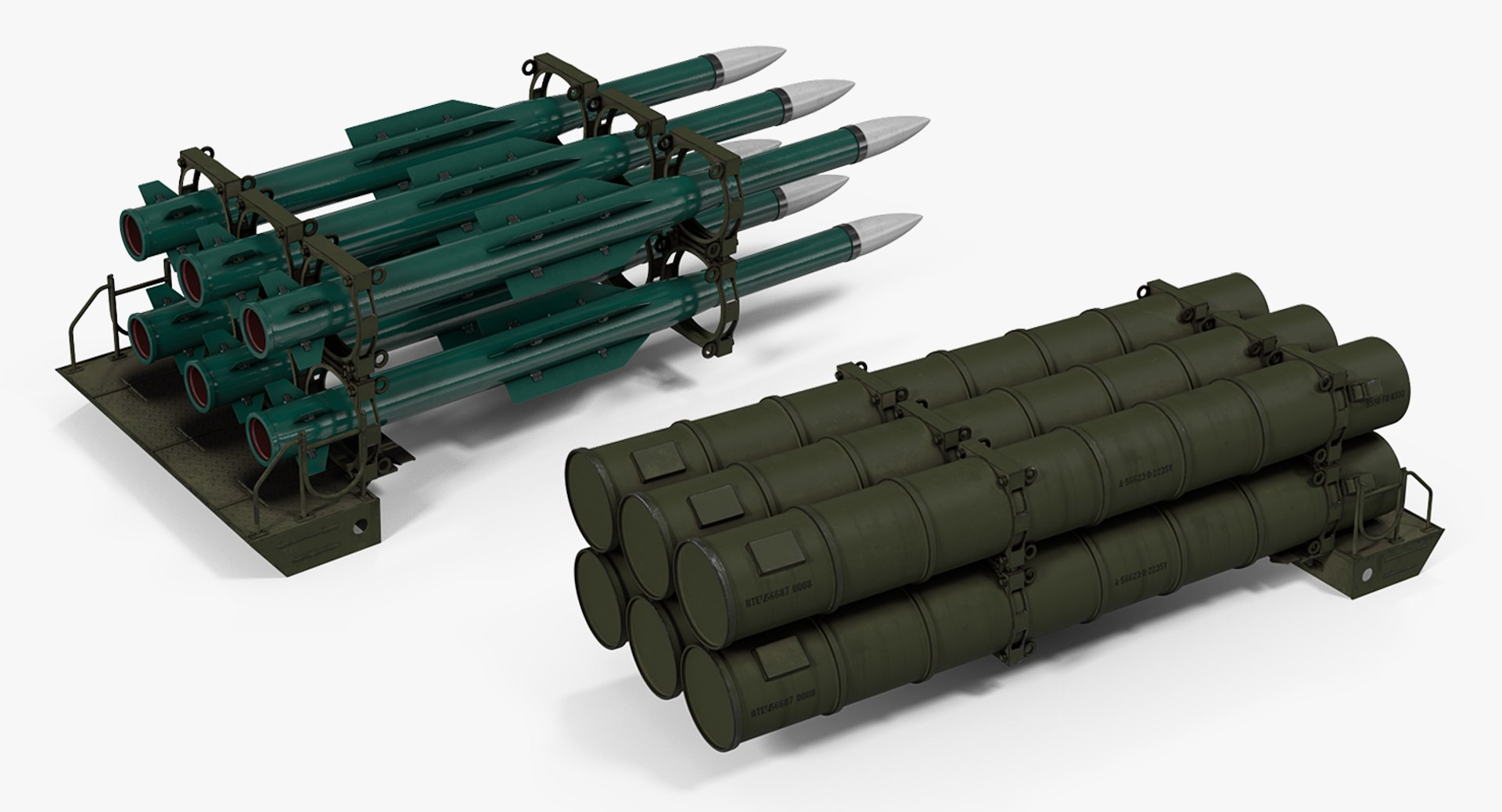 Air Defence Rockets 3D Model - TurboSquid 1300243