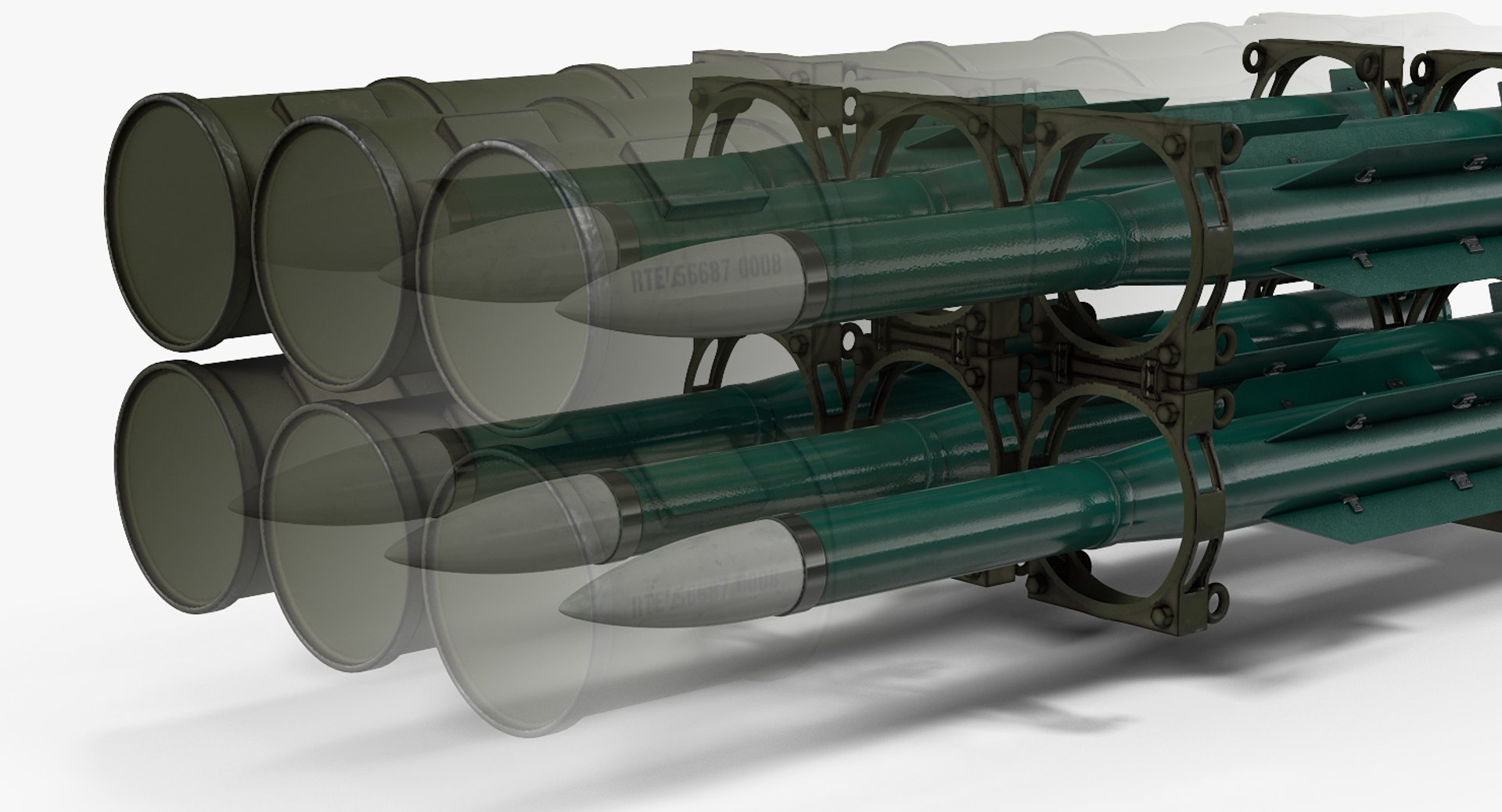 Air Defence Rockets 3D Model - TurboSquid 1300243