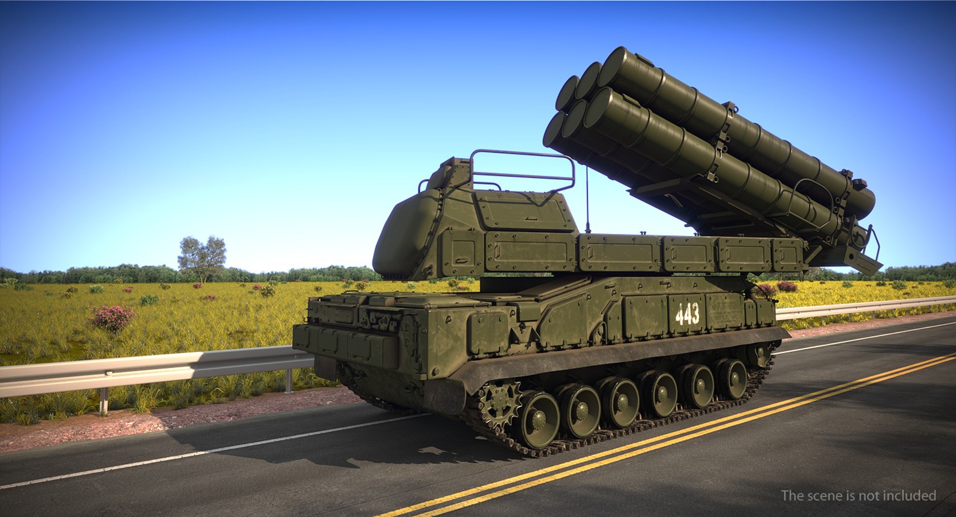 Air Defence Rockets 3D Model - TurboSquid 1300243