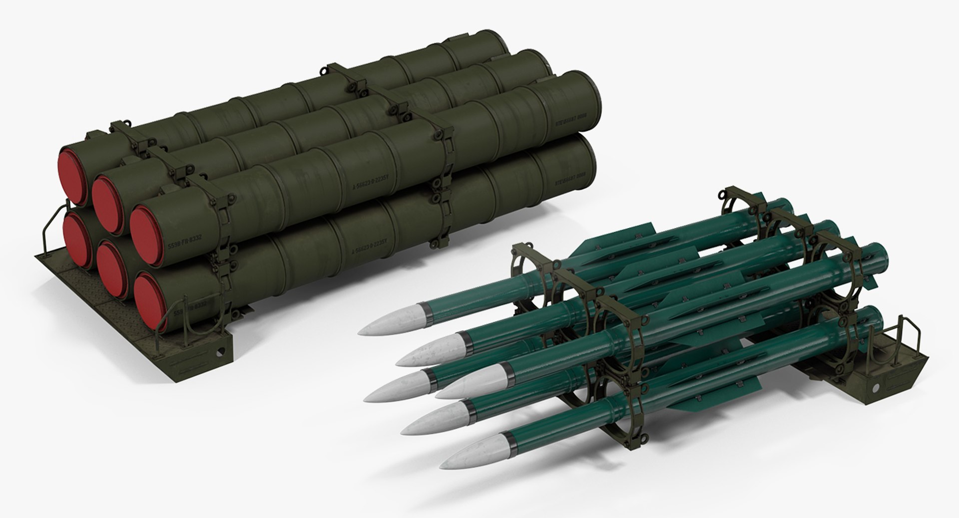 Air Defence Rockets 3D Model - TurboSquid 1300243