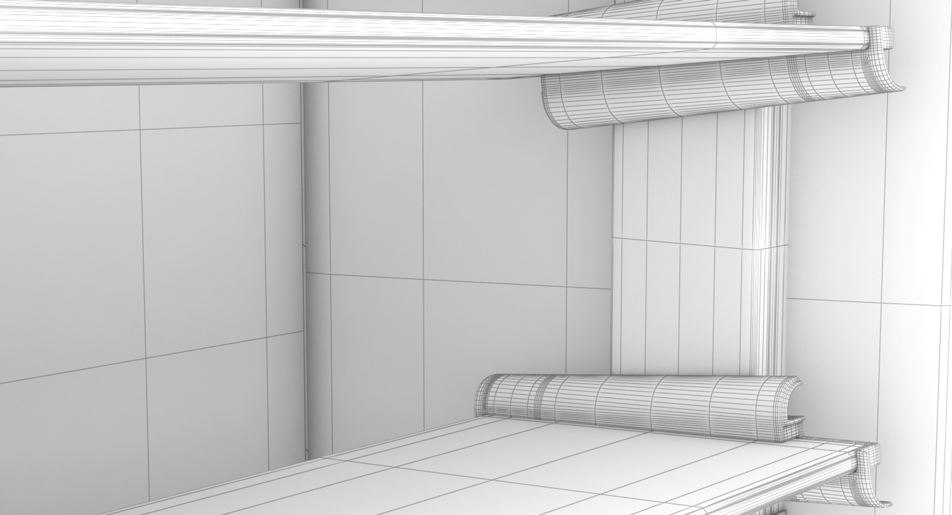 2m X 1m Window Frame 3D Model - TurboSquid 1325327