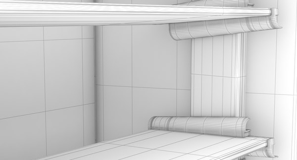 2m x 1m window frame 3D model - TurboSquid 1325327