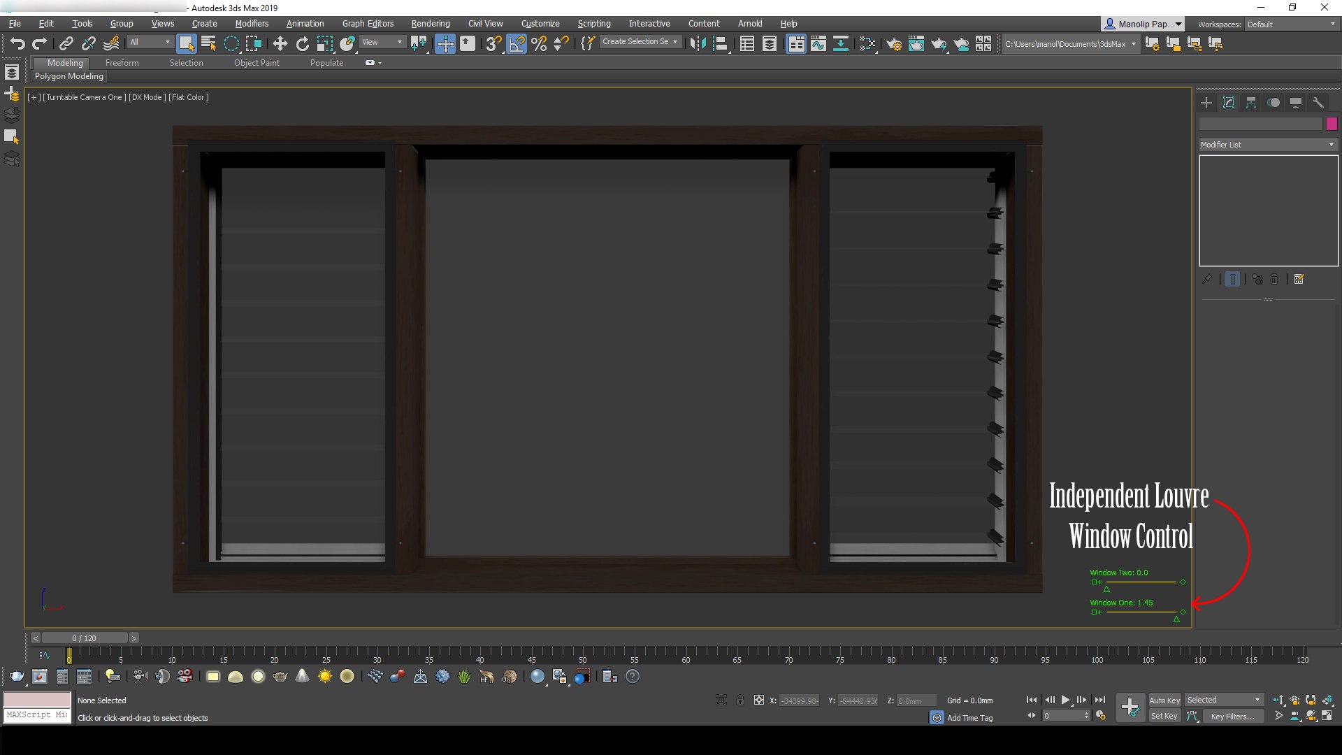 2m X 1m Window Frame 3D Model - TurboSquid 1325327