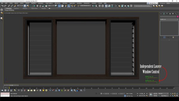 2m x 1m window frame 3D model - TurboSquid 1325327