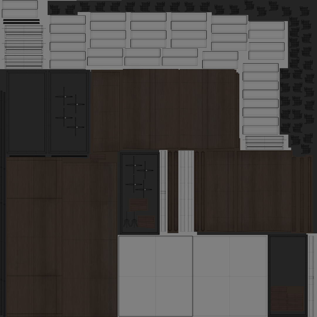 2m x 1m window frame 3D model - TurboSquid 1325327