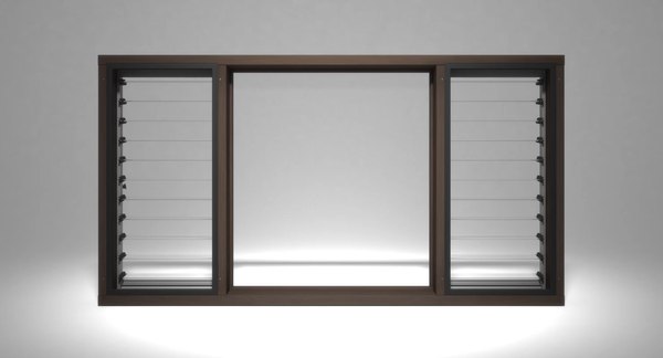 2m x 1m window frame 3D model - TurboSquid 1325327