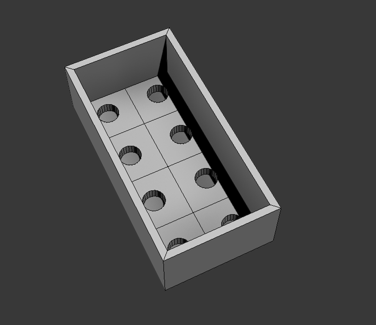 4x2 generic lego brick 3d 3ds