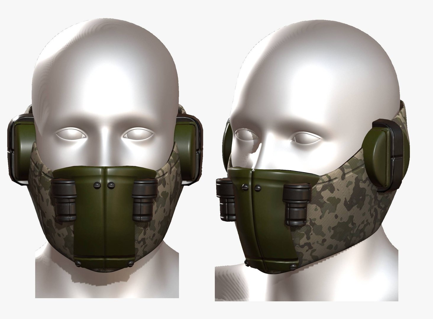 Gas Mask 3D Model - TurboSquid 1603871