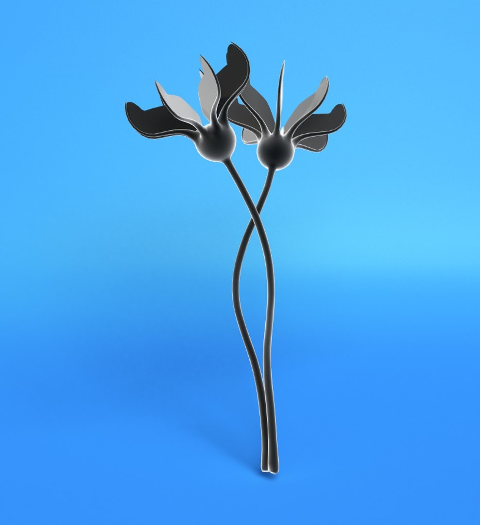 Sea Lily 3d Obj