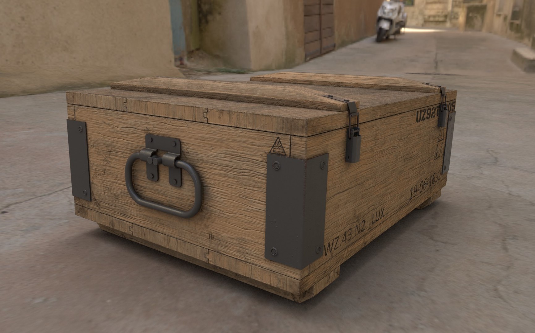 Military weapon box model - TurboSquid 1523722