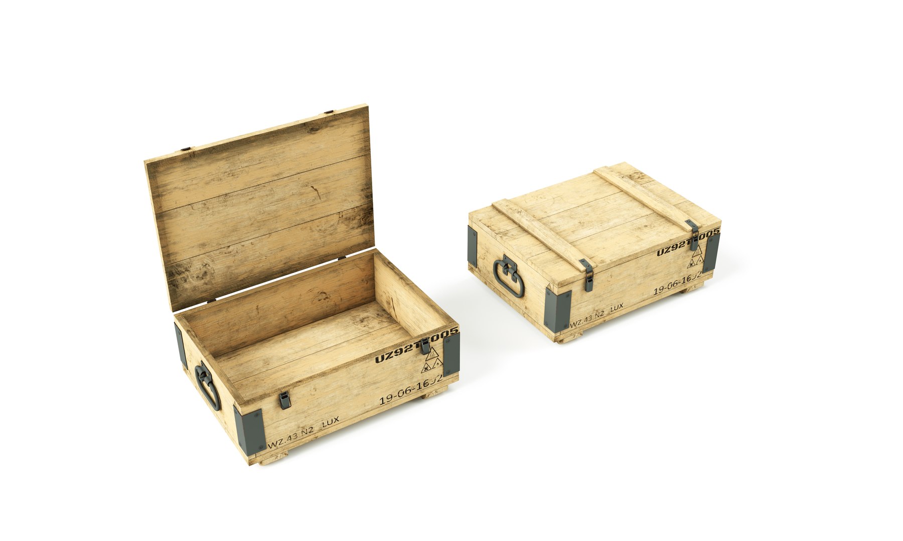 Military weapon box model - TurboSquid 1523722