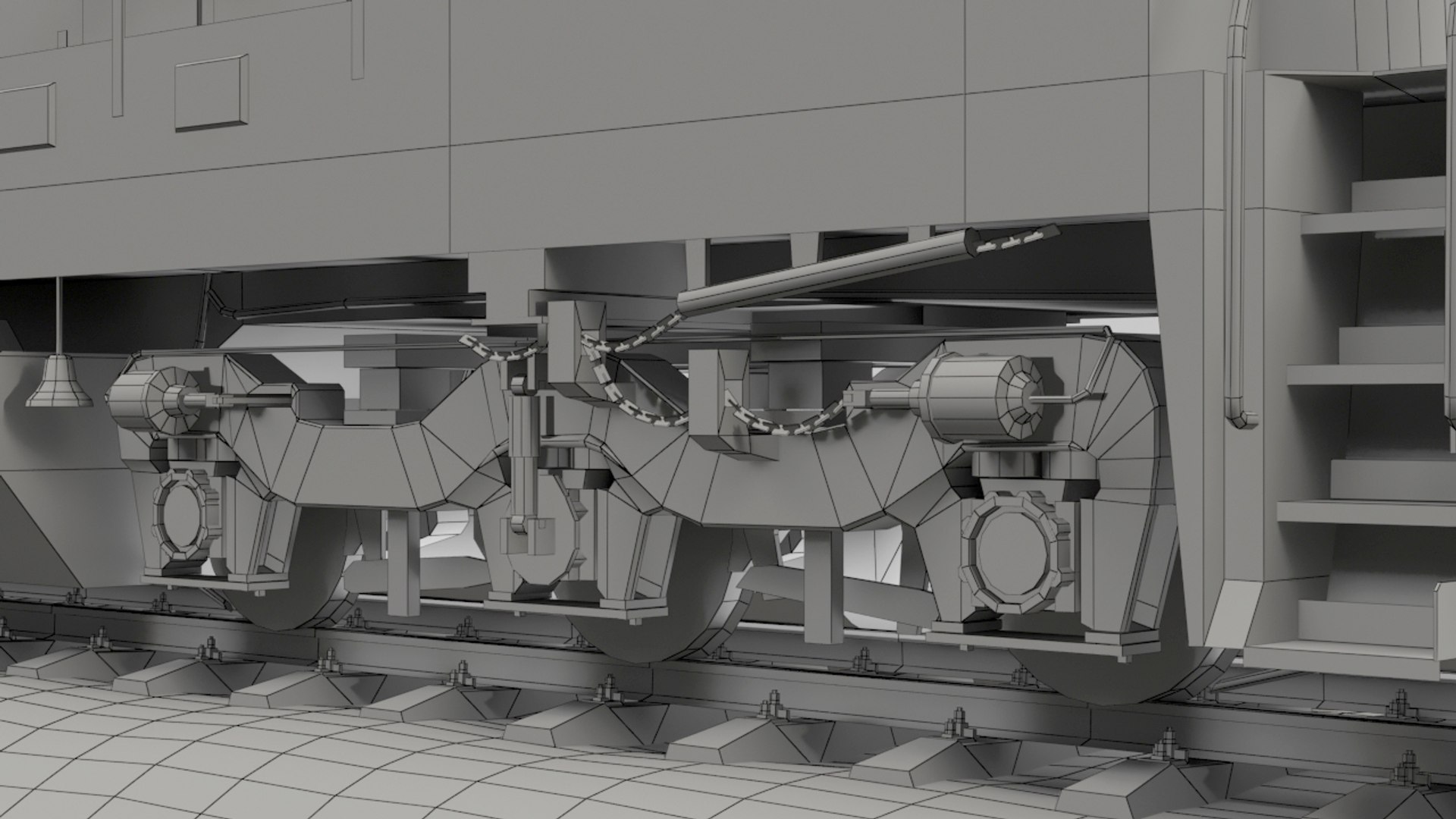 Train engine 3D model - TurboSquid 1352853