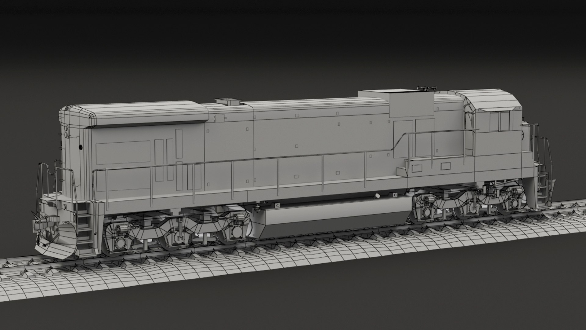 Train engine 3D model - TurboSquid 1352853