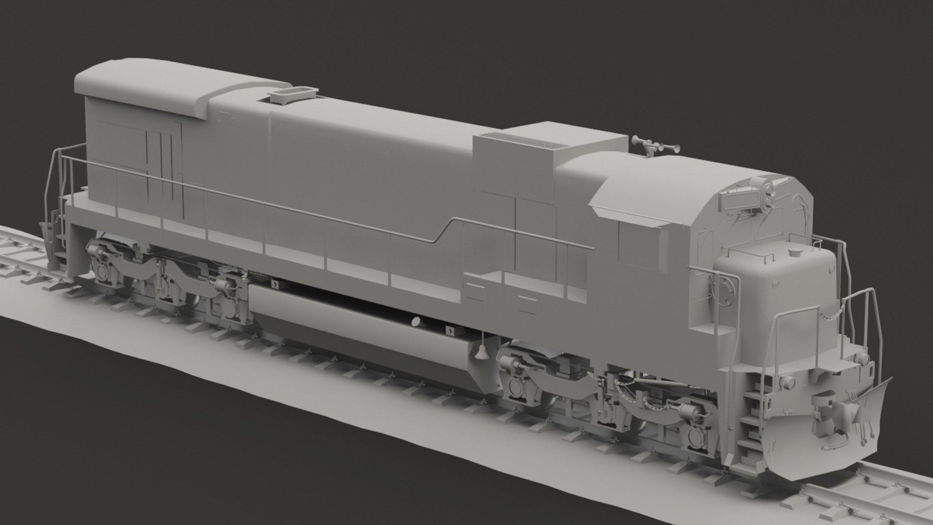 Train engine 3D model - TurboSquid 1352853