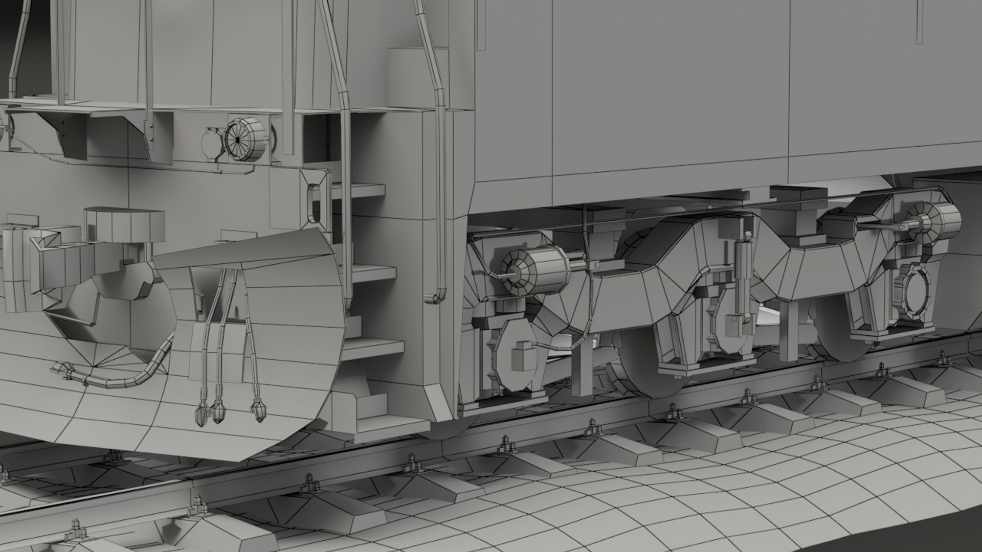 Train engine 3D model - TurboSquid 1352853