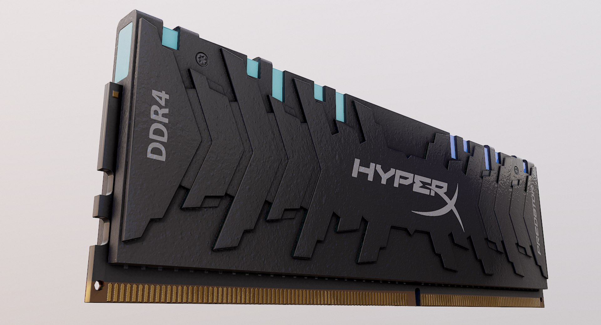 3D Kingston Predator Hyper-x Ddr4 Model - TurboSquid 1294808