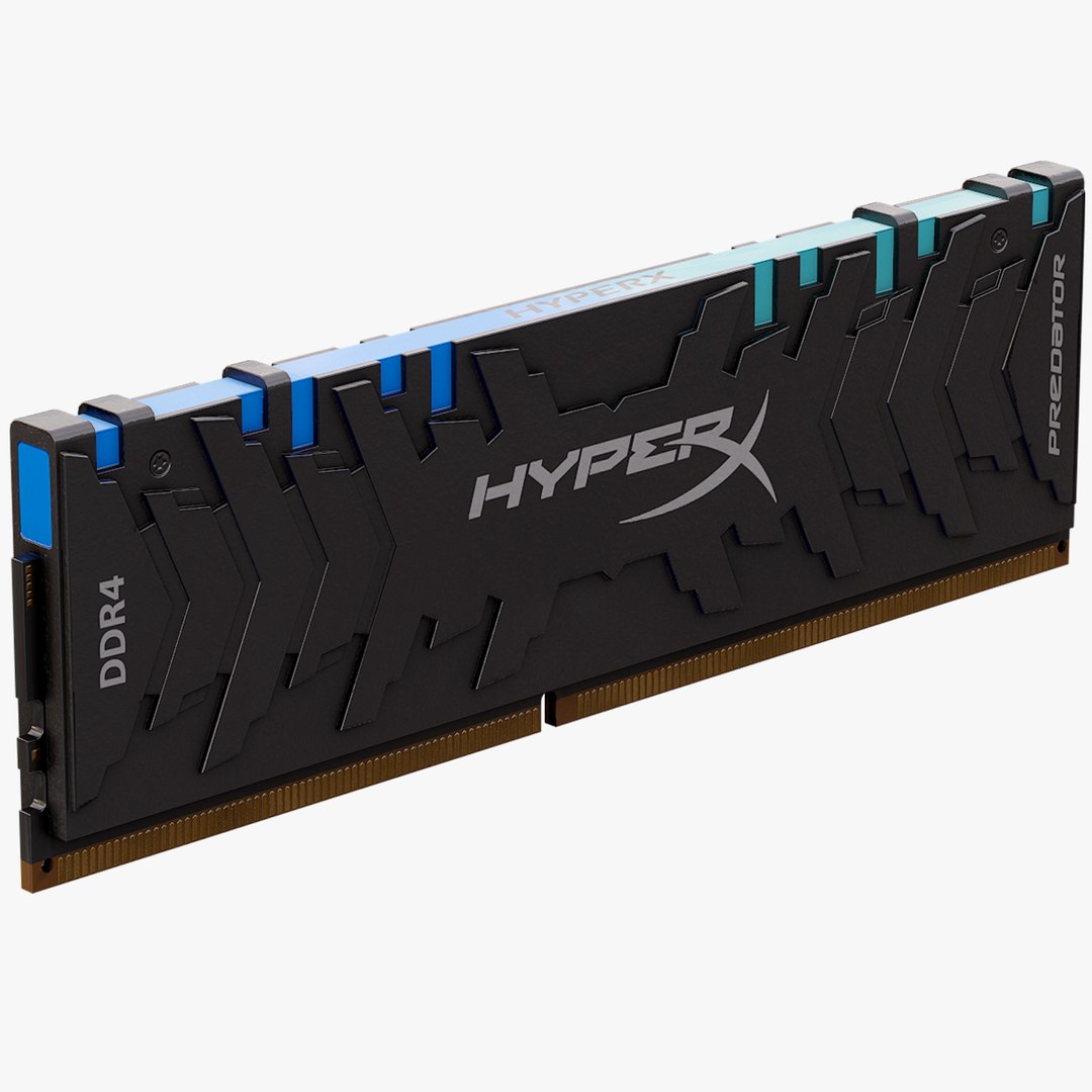 3D Kingston Predator Hyper-x Ddr4 Model - TurboSquid 1294808