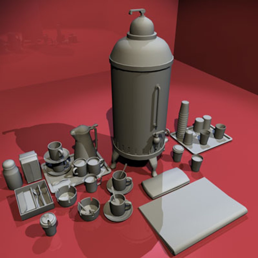 coffee prop 01 food 3ds