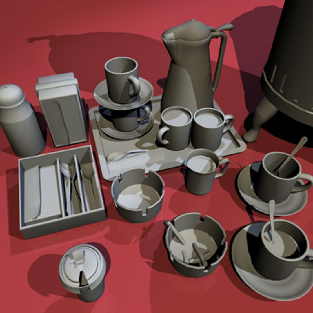 coffee prop 01 food 3ds