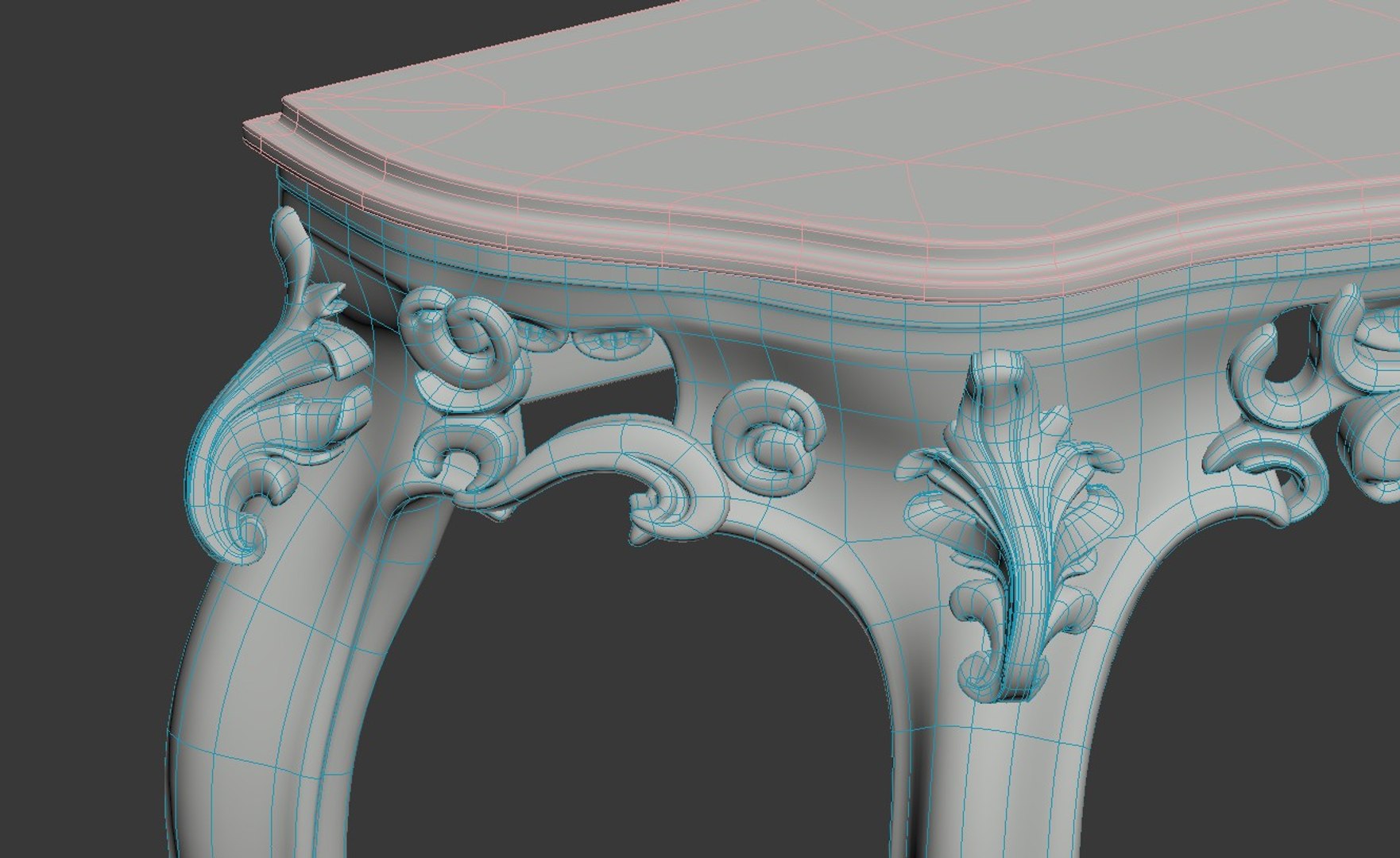 Silik Console 3d Model