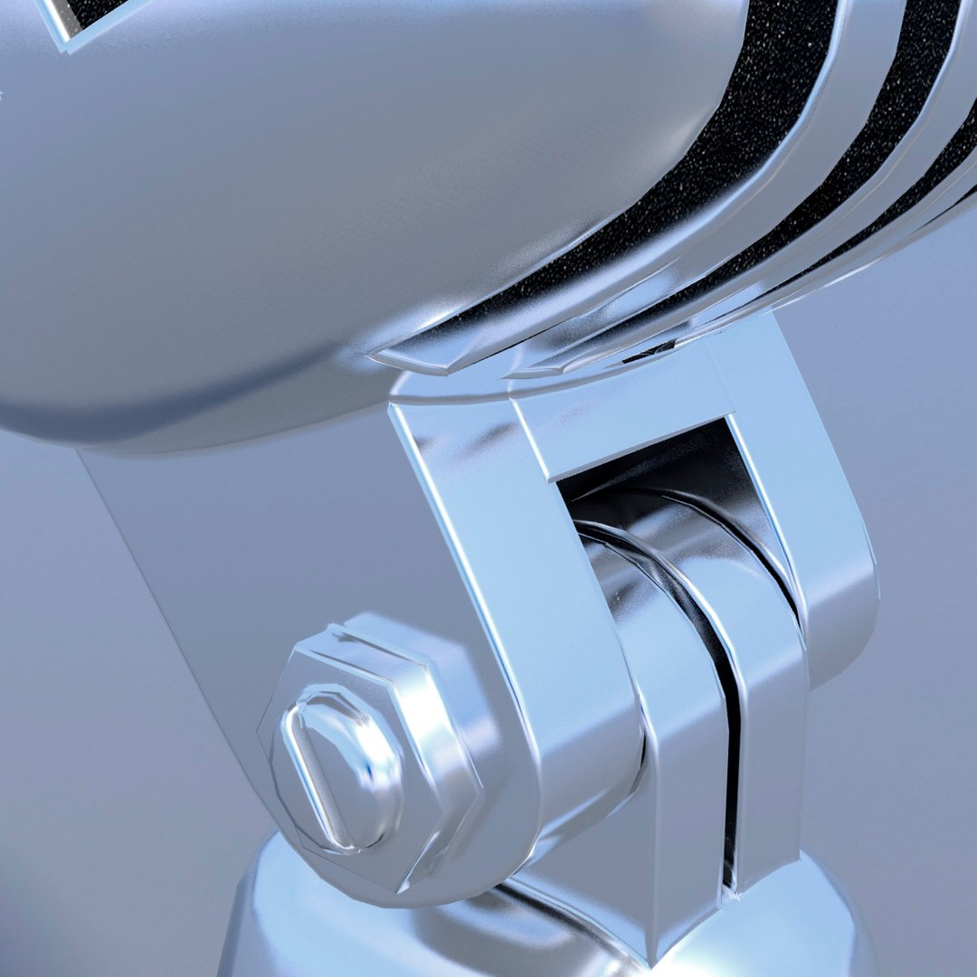 shure microphone 3d model