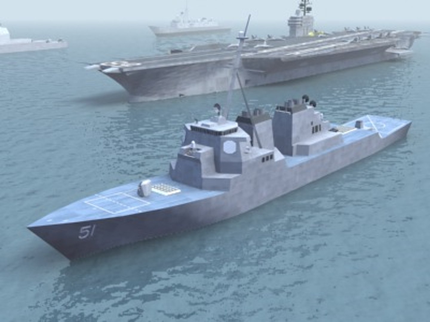 3d Model Carrier Battle Group