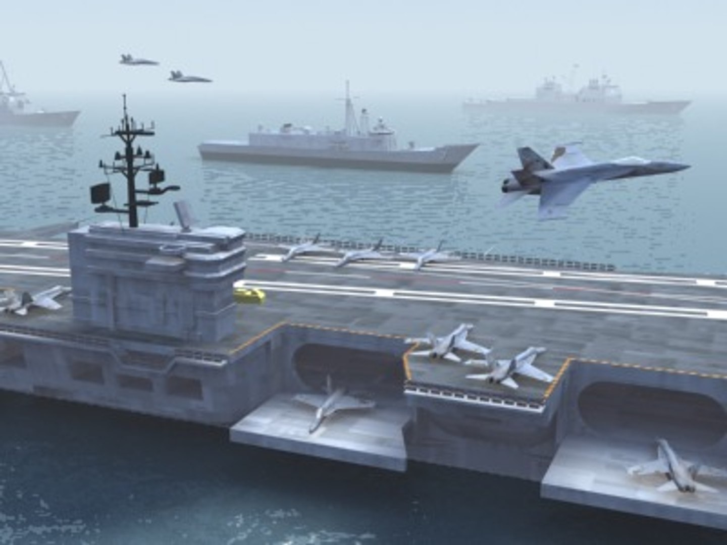 3d Model Carrier Battle Group